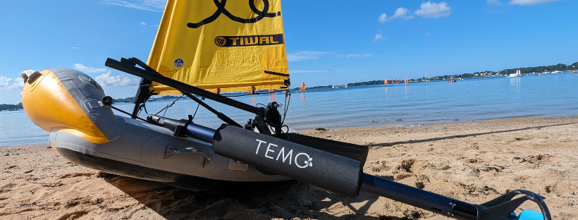 TEMO x TIWAL: un soporte para tu TEMO·450 en tu velero hinchable